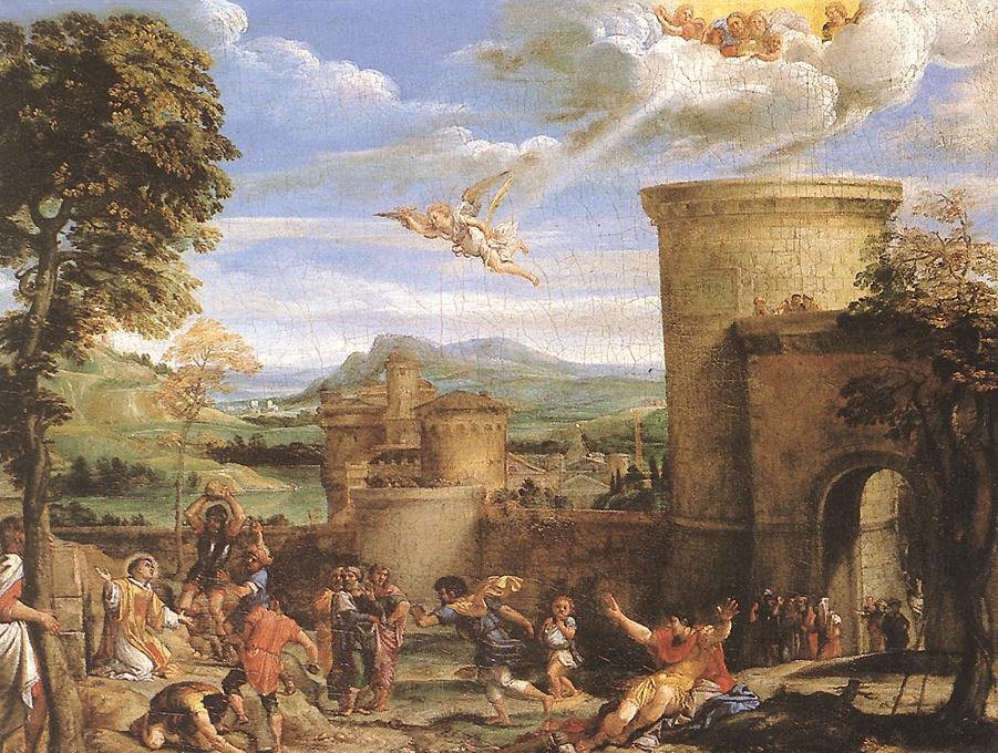 Das Martyrium des heiligen Stephanus von Annibale Carracci